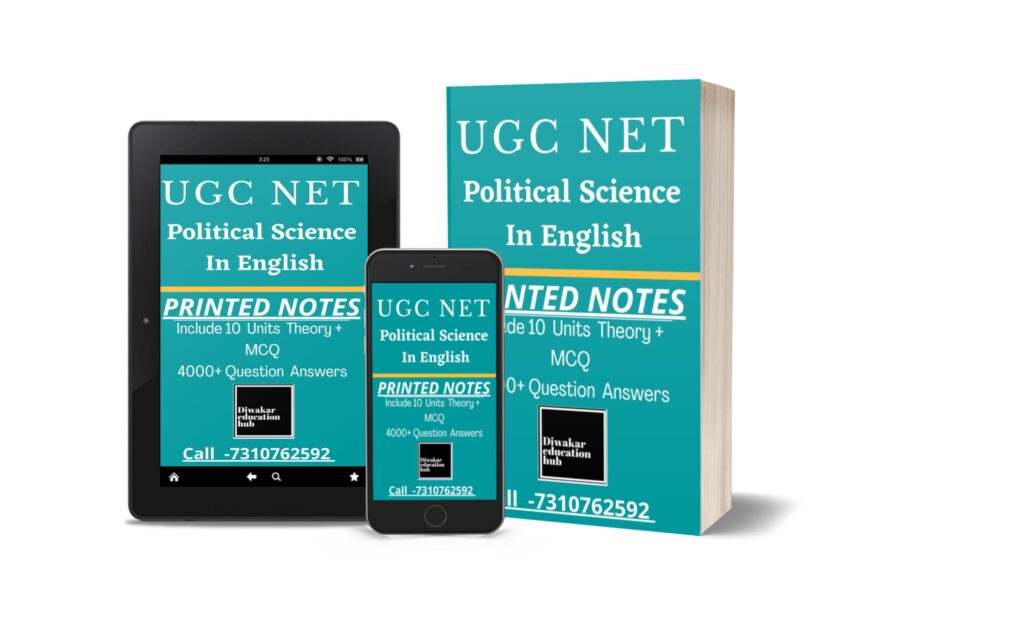 UGC NET Political Science Study Notes [Books] With 4000+Unit Wise/topic ...