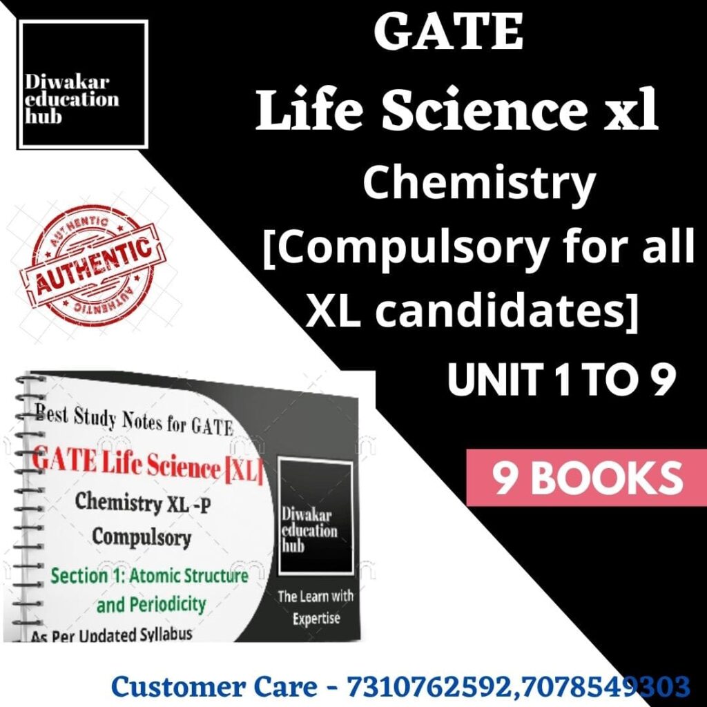 GATE Life Science Chemistry [XL-P] Compulsory Study Notes /Material ...