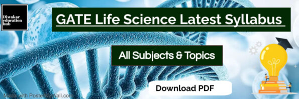 GATE Life Science [XL] Latest Syllabus 2025 Subject Wise - Diwakar ...