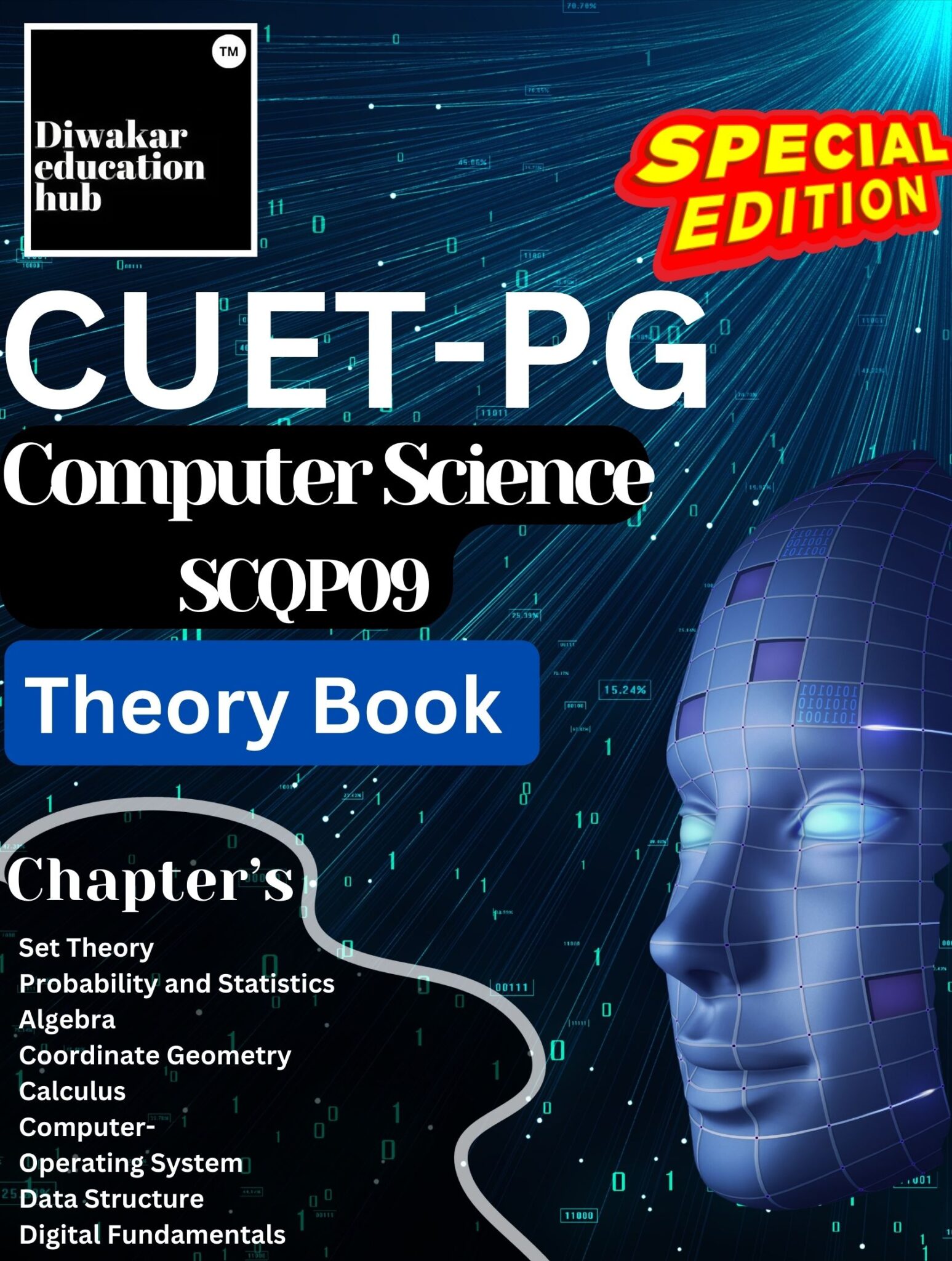 CUET-PG Computer Science SCQP09 Theory Book Cover all Chapters of Math ...