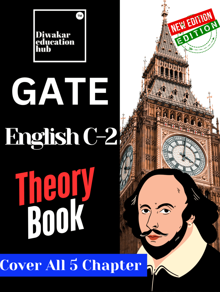 GATE English [XH-C2] Theory Book Covered All 5 Chapter in Details As ...
